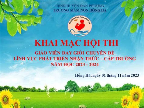 HỘI THI "GIÁO VIÊN GIỎI CẤP TRƯỜNG" NĂM HỌC 2023 - 2024