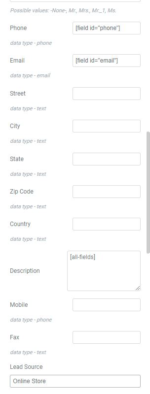 Elementor Pro Form Widget Zoho Crm And Zoho Desk Integration By