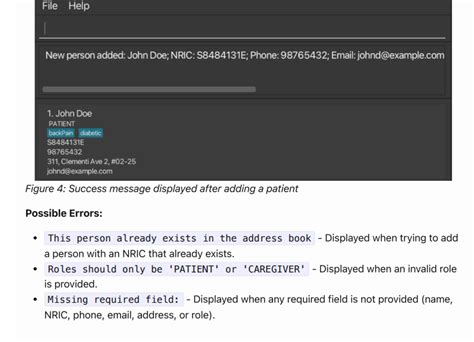 Wrong Display Message When Fields Are Missing In Add Command Issue Nus Cs AY S