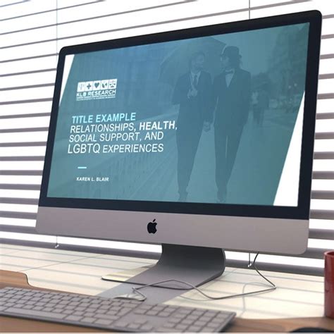 Design A Sleek And Modern PowerPoint Template For A Leading LGBTQ Researcher PowerPoint