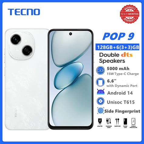 Best Price For New Arrival Tecno Pop 9 128gb 633gb 45g Fast