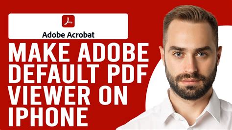 How To Make Adobe Default PDF Viewer On IPhone How To Set Adobe Reader