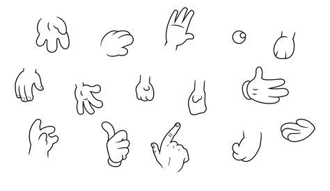Cartoon Hand Styles Cartoon Style Drawing Cartoon Drawings How To