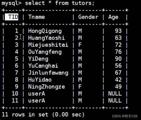 mysql数据库中的多表查询 连接查询操作之内连接查询 连表查询 csdn博客
