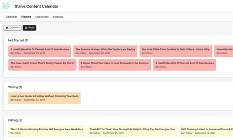 Organize Your WordPress Posts With The Pipeline Strive