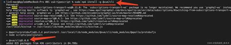 安装vue cli报错WARN config global global local are deprecated