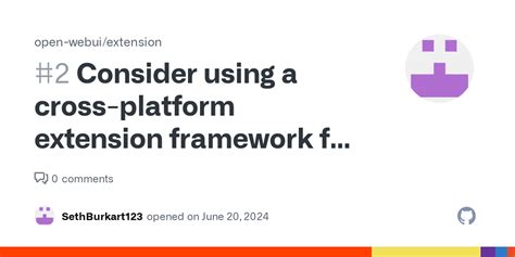 Consider Using A Cross Platform Extension Framework For Easier Development And Maintenance