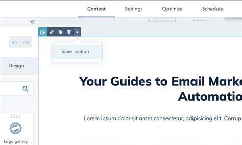 Hubspot Community Saved Sections For Pages Hubspot Community