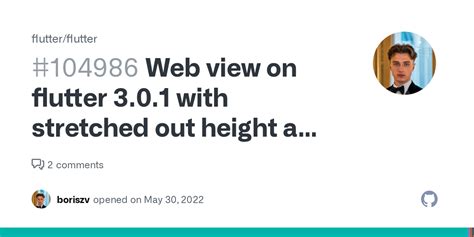 Web View On Flutter 301 With Stretched Out Height And Hybrid