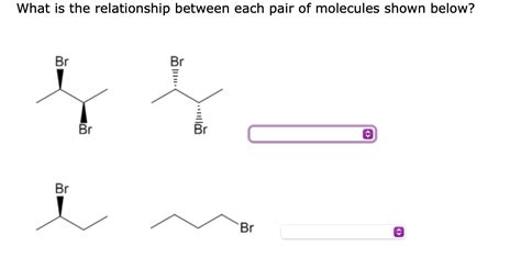 solved what is the relationship between each pair of