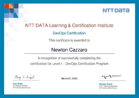 Newton Cazzaro On Linkedin Devops Nttdata Career Softwaredevelopment