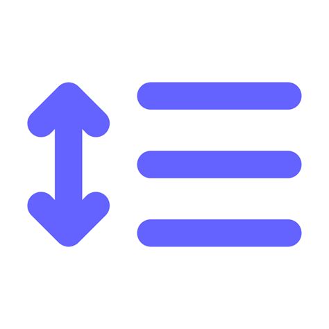 Line Spacing Icon Free Download On Iconfinder