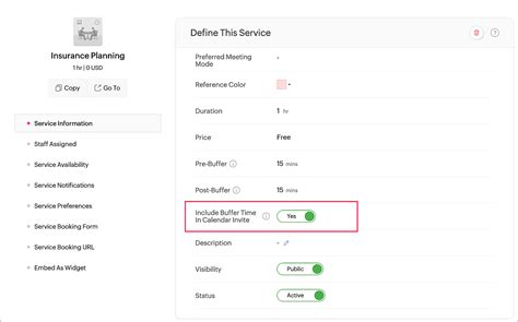 Zoho Bookings Pre Buffer Feature