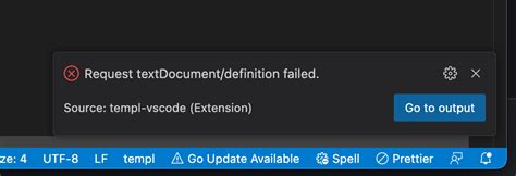 lsp textdocument definition failed · issue 85 · a h templ · github