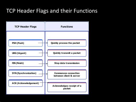 Tcp Headers Information For Network Engineers Pptx Computer