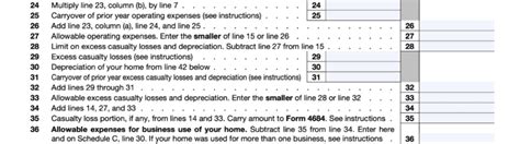 Irs Form 8829 Instructions Figuring Home Business Expenses