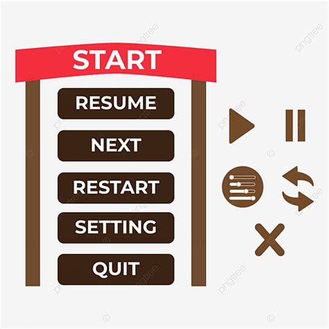 Games Interface Vector Hd Png Images Game Interface Pack Design Free Vector And Png Png File