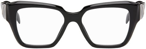 Prada Eyewear Black Square Glasses Prada