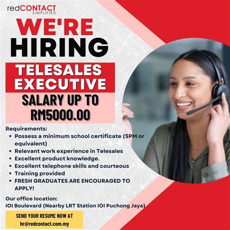Red Contact Sdn Bhd On Linkedin Jobopportunities Hiring
