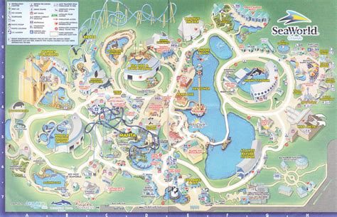Seaworld Orlando Map And Brochure 2025 1973