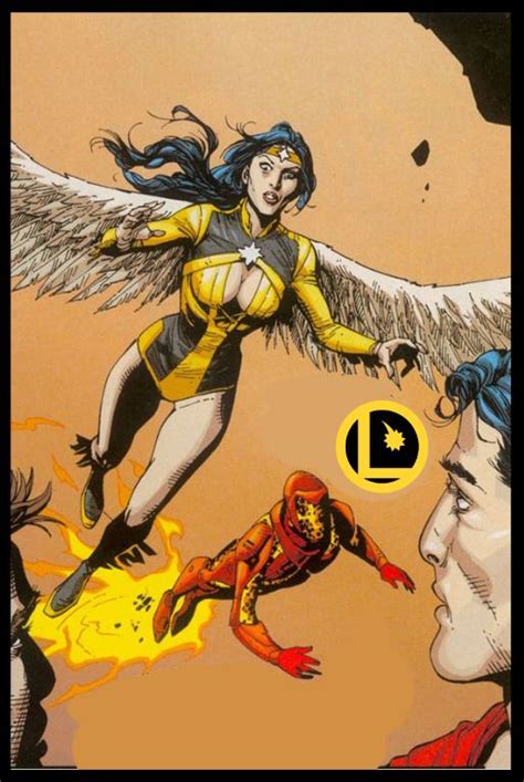 Lsh Dawnstar And Wildfire Legion Of Superheroes Legion Comic Comics