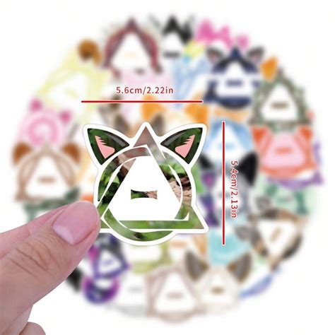 50pcs Therian Stickers Therian Stuff Therian Room Decor Therian Symbol