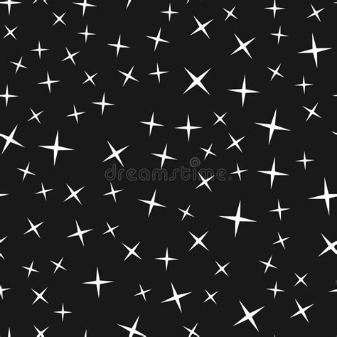Random Star Shape Pattern Background Seamlessly Repeatable Stock