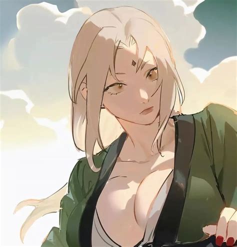 Ladytsunadefan On Instagram ☁💚綱手💚☁ Heavenly Artwork Of Lady Tsunade