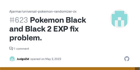 pokemon black and black 2 exp fix problem · issue 623 · ajarmar
