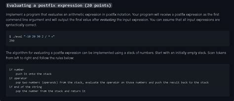 Solved Implement A Program That Evaluates An Arithmetic