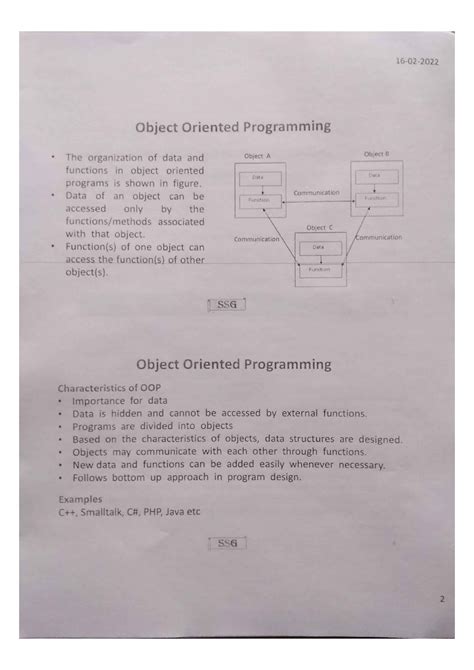 SOLUTION Introduction To Object Oriented Programming Studypool