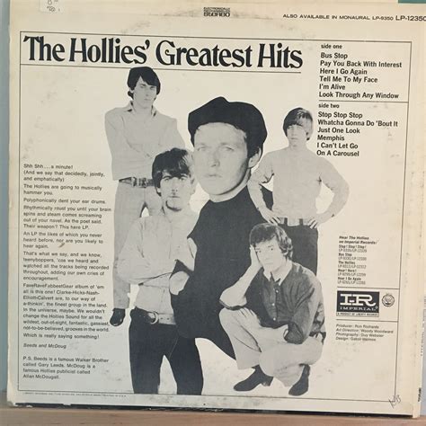 The Hollies — The Hollies Greatest Hits Vinyl Distractions