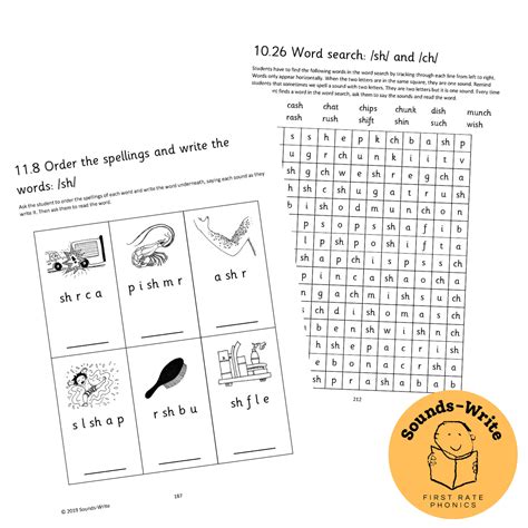 Sounds Write Activity Workbook Initial Code Soundality Worksheets