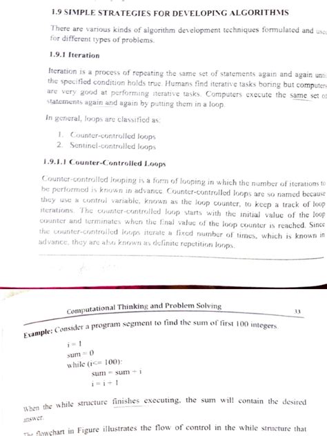 Algorithm Strategies Pdf Control Flow Iteration