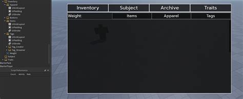 Creating A Decent Inventory System Scripting Support Developer