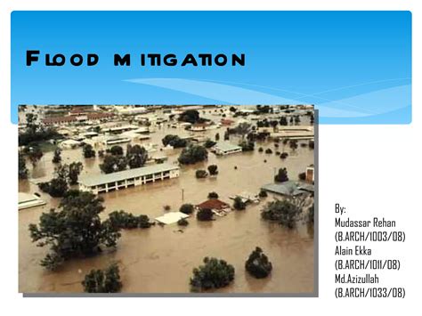 Flood Mitigation Ppt