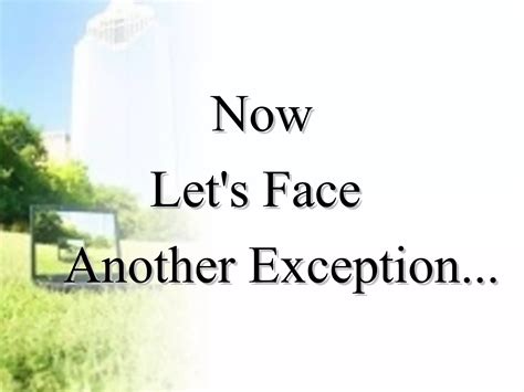 Exception Handling Ppt Exception Handling Ppt