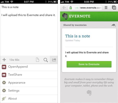 Create And Share Evernote Notes With Pythonista On Ios Macstories