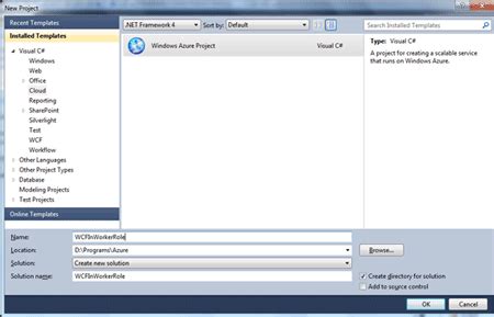 Windows Azure WCF In The Worker Role