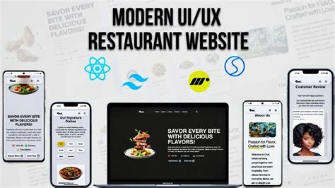 Build A Modern Restaurant Website With React Js Tailwind Css Motion