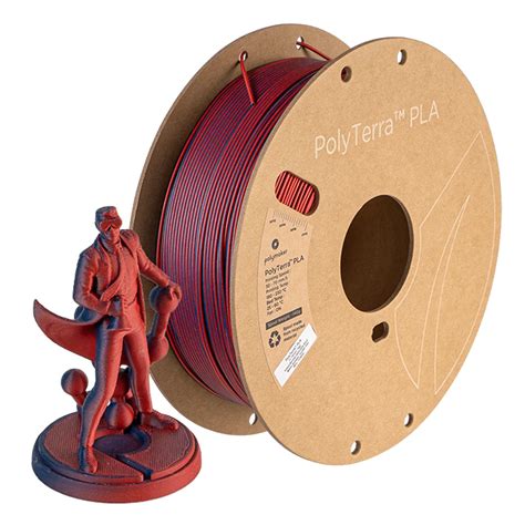 Polyterra Pla Dual Rojoazul 175mm 1kg Krear 3d