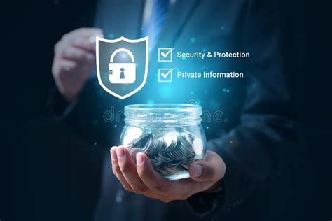 User With Privacy Security And Encryption Cybersecurity Concept Stock Image Image Of Network