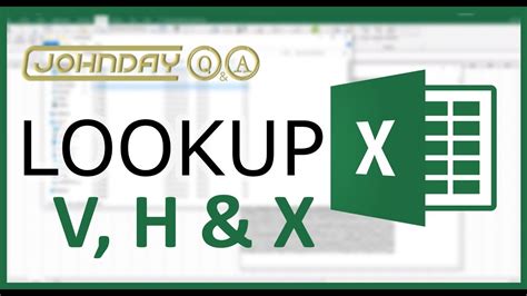 Excel VLOOKUP HLOOKUP XLOOKUP Fully Explained YouTube