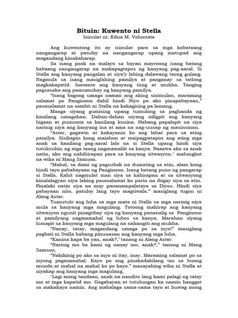 Bituin Kuwento Ni Stella Pdf