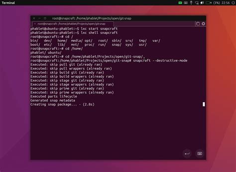 creating snaps on ubuntu touch ubuntu