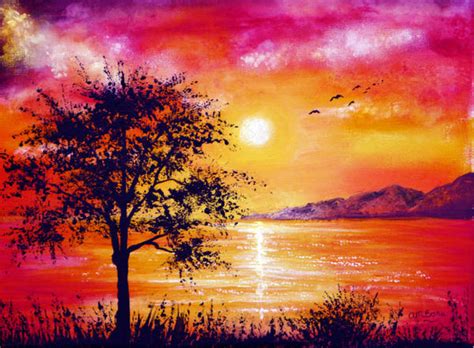Sunset Tree By AnnMarieBone On DeviantArt