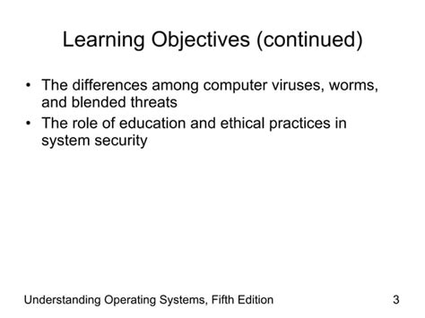 Understanding Operating Systems 5th Ed Ch11 Ppt