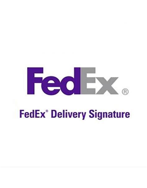 Fedex Signature Delivery Confirmation Add On Products