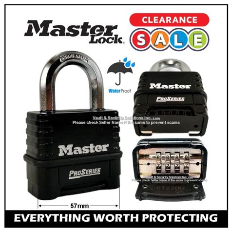 Masterlock Waterproof Combination Padlock Weatherproof Combination Padlock Marine Padlock Dust