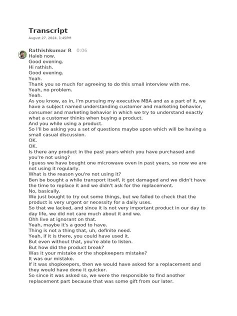 Interview 2 Transcript Pdf